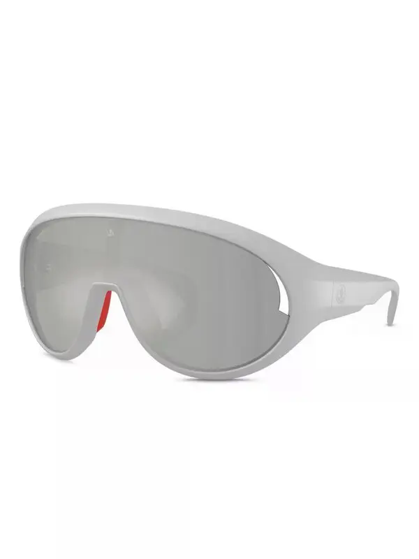 Moncler Bombolle Shield Sunglasses - Grey