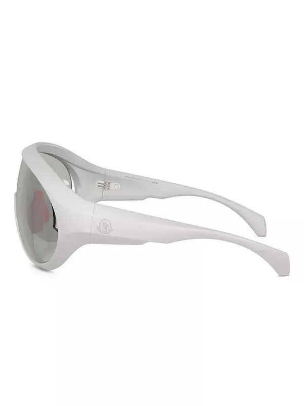 Moncler Bombolle Shield Sunglasses - Grey