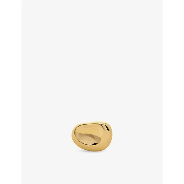 Monica Vinader Aria 18ct Yellow Vermeil Ring - Gold