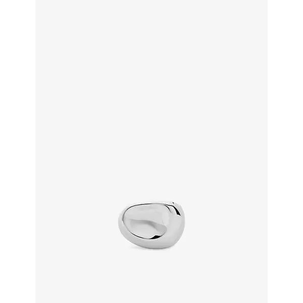 Monica Vinader Aria 18ct Yellow Vermeil Ring - Silver