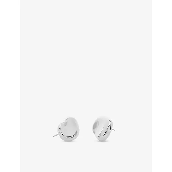 Monica Vinader Aria Bold Stud Earrings - Silver