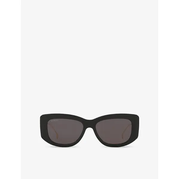 Gucci Gg1566s Cat-eye Sunglasses - Black