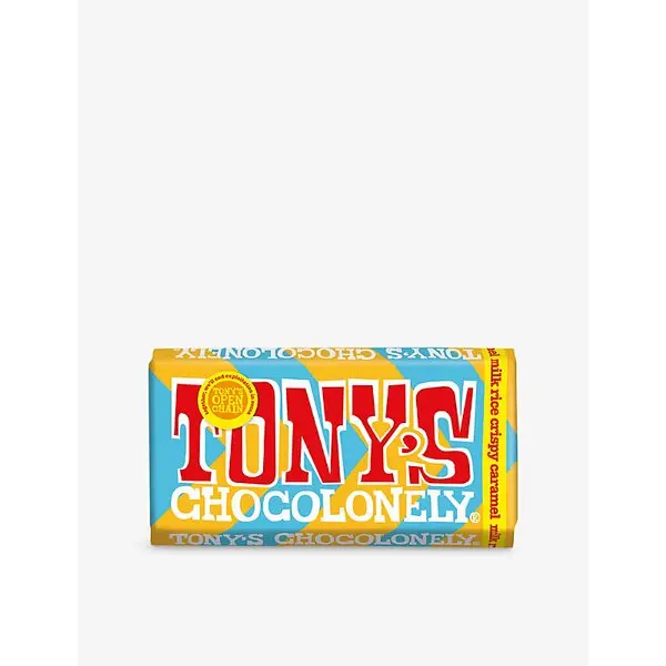 TONY'S Milk Chocolate Caramel Rice Crisp Bar 180g - One-color
