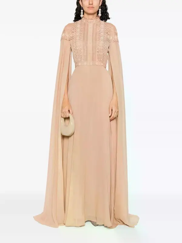 Elie Saab Lace-trimmed Gown