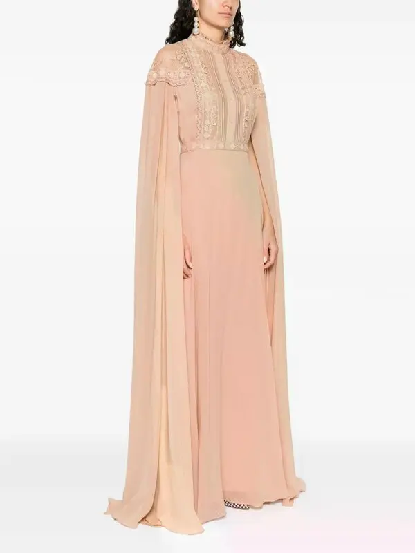 Elie Saab Lace-trimmed Gown