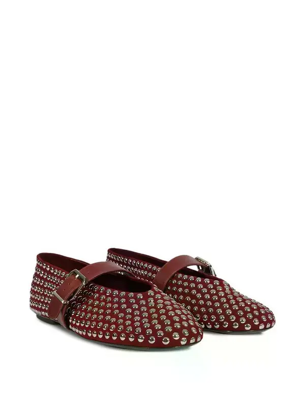 Schutz Stud-embellished Ballet Flats