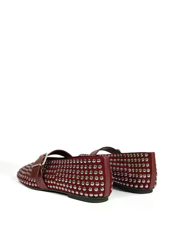 Schutz Stud-embellished Ballet Flats