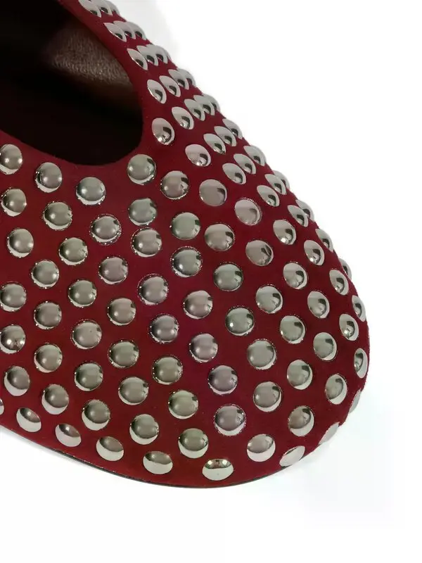 Schutz Stud-embellished Ballet Flats