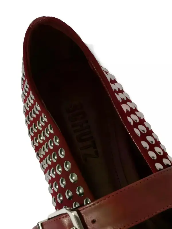 Schutz Stud-embellished Ballet Flats