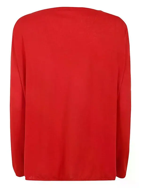 Apuntob V-neck Long-sleeve Top
