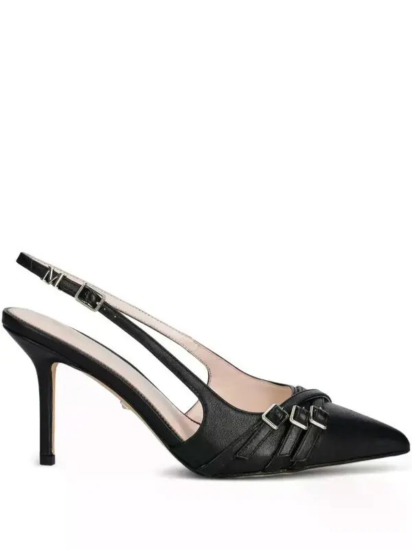 Guess 90mm Leather Slingback Pumps