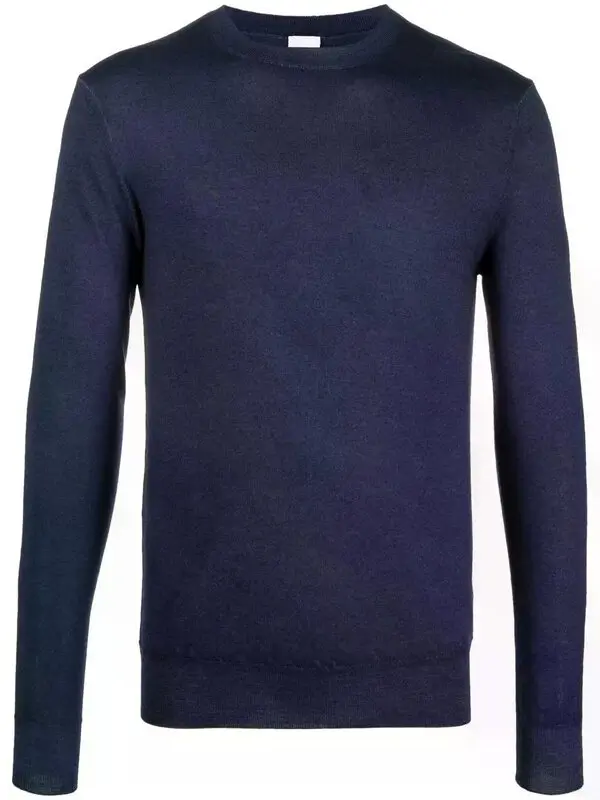 Aspesi Fine-knit Slim-cut Jumper - Blue