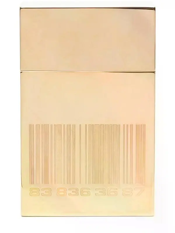 VTMNTS Engraved Bar-code Cigarette Case - Gold