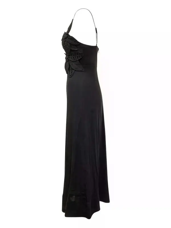knee length dresses for ladies Black Flowered Bust Midi Dress Farm Rio Cedar & Lily Clothier main image 0
