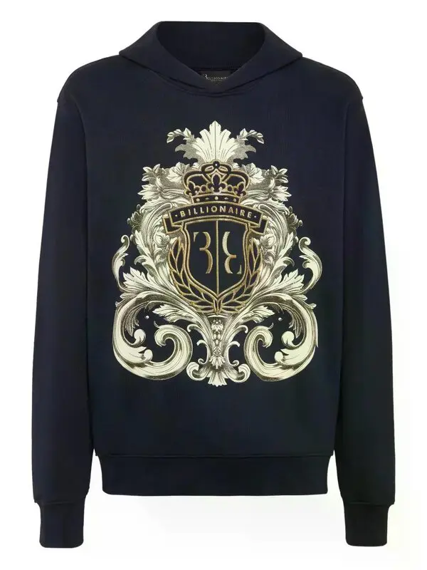 BILLIONAIRE B Baroque Hoodie - Blue