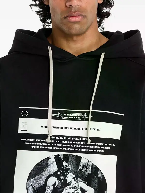 Rick Owens Graphic-print Hoodie