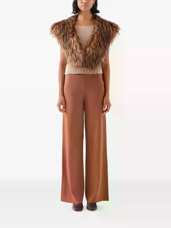UNREAL FUR Changes Faux-fur Scarf - Brown