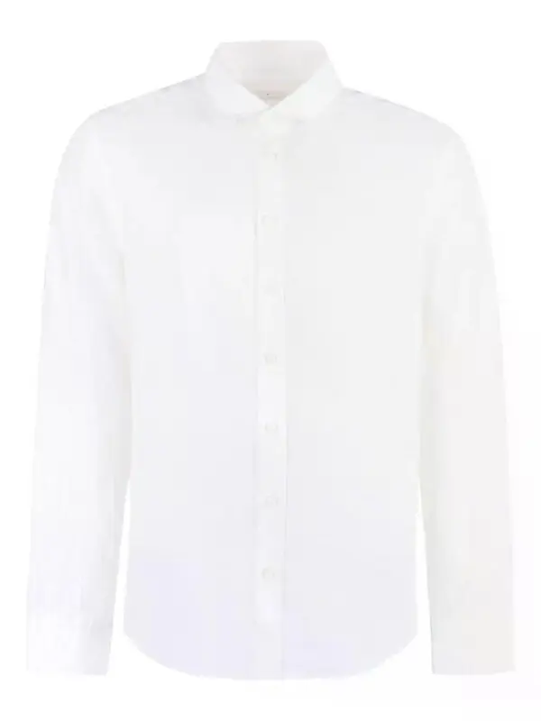 BASTONCINO Linen Shirt - White