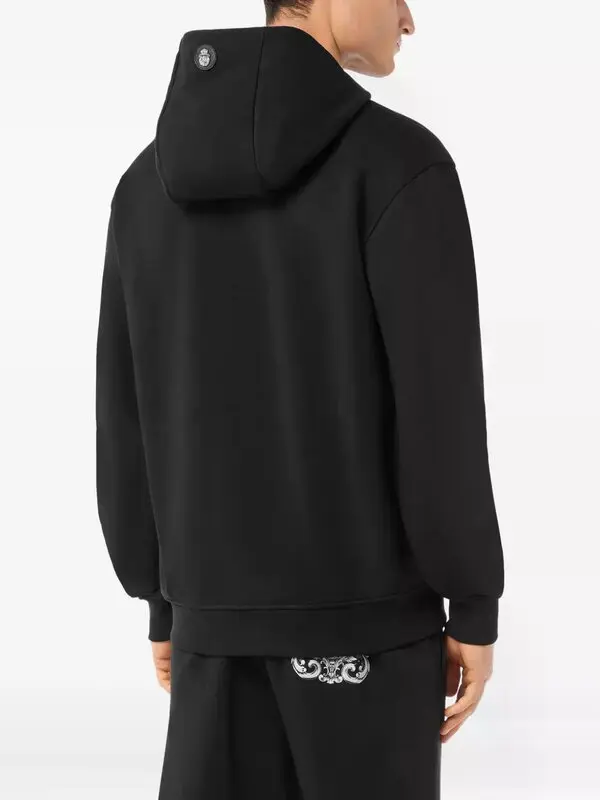 BILLIONAIRE Logo-print Hoodie - Black
