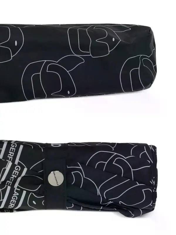 Karl Lagerfeld Logo-print Compact Umbrella