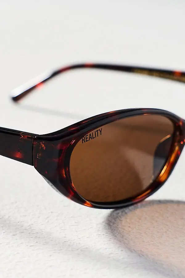 REALITY EYEWEAR Velvet Kitten Slim Oval Sunglasses