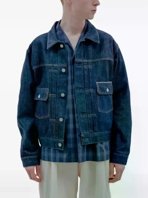 SOPHNET. Button-up Denim Jacket