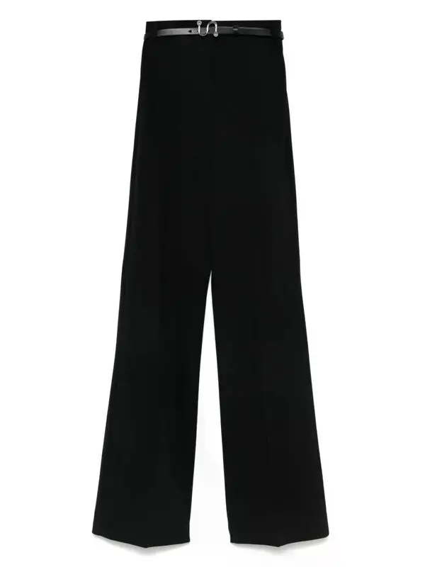 Sportmax High-waisted Trousers - Black