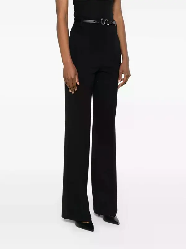 Sportmax High-waisted Trousers - Black