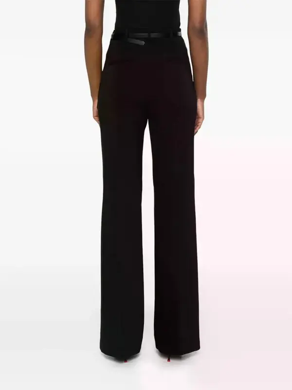 Sportmax High-waisted Trousers - Black