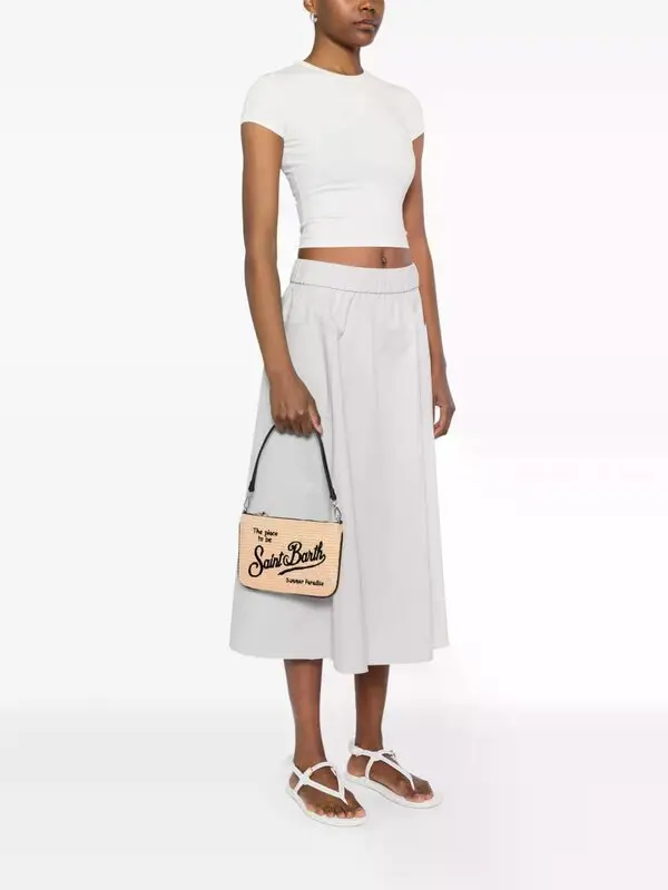 MC2 SAINT BARTH Mini Parisienne Shoulder Bag - Neutrals