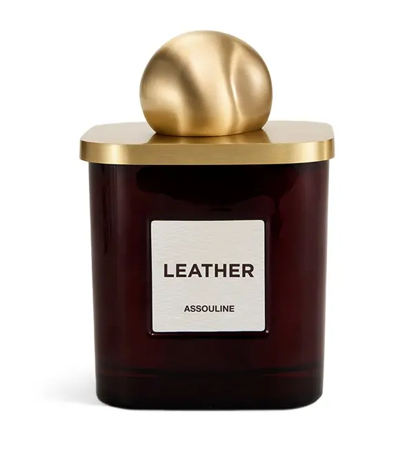 Assouline Leather Candle