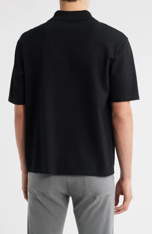 FRAME Silk & Cotton Polo