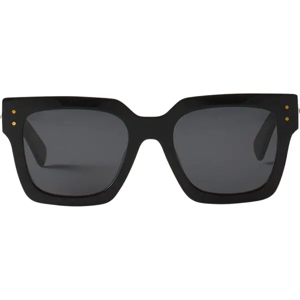 LANVIN Rectangle Signature Sunglasses - Black