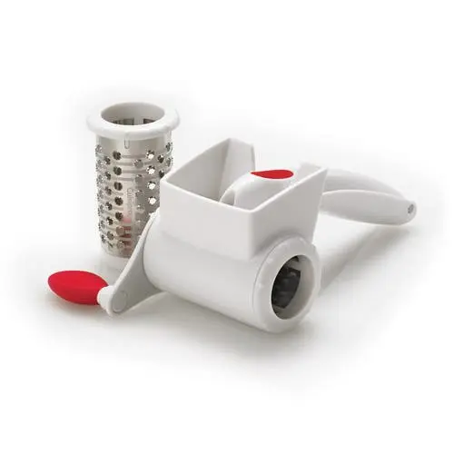 CUISIPRO Surface Glide Technology Rotary Dual Grater - White