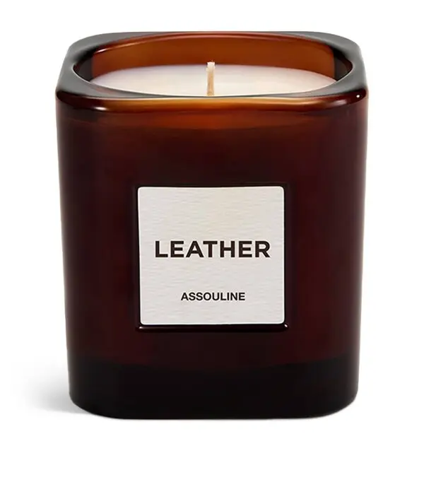 Assouline Leather Candle