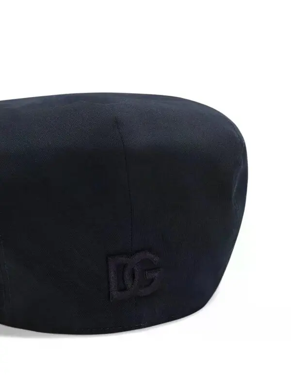Dolce & Gabbana Gabardine Flat Cap - Blue