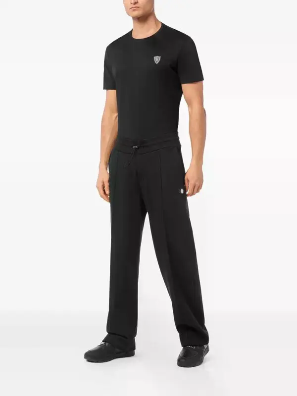 BILLIONAIRE Logo-embroidered Trousers
