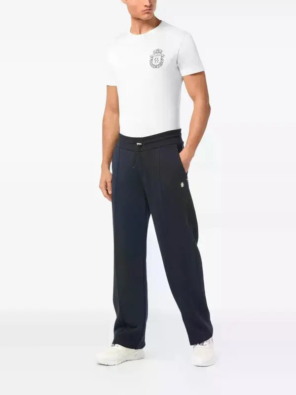 BILLIONAIRE Logo-embroidered Track Pants - Blue