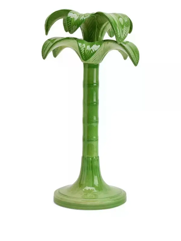 LES-OTTOMANS Palm Tree Decorative Sculpture - Green