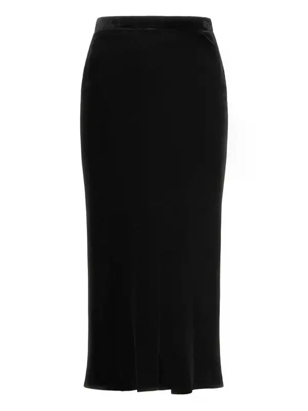 Roberto Cavalli Velvet Pencil Skirt