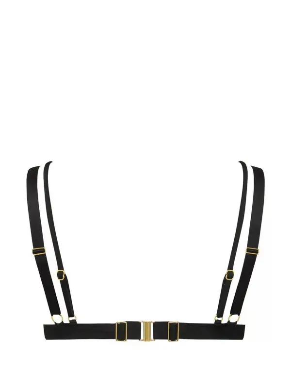 MAISON CLOSE Fatale Triangle Bikini Top - Black