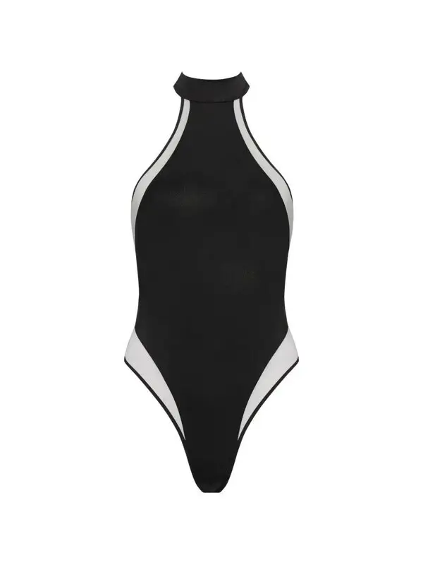 MAISON CLOSE Minuit Halterneck Swimsuit - Black
