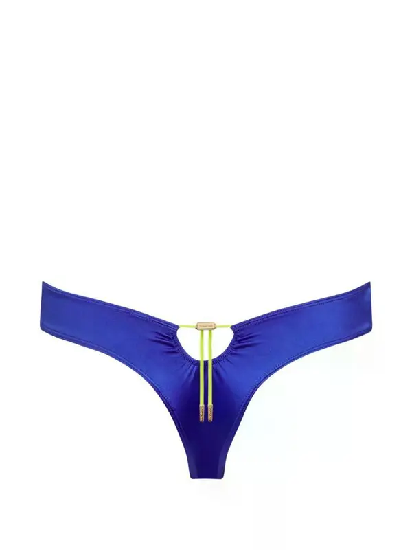 MAISON CLOSE Glow Tanga Bikini Bottom - Blue