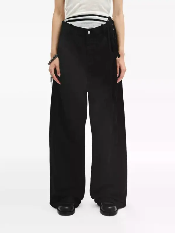 ANN DEMEULEMEESTER Wide-leg High-rise Jeans