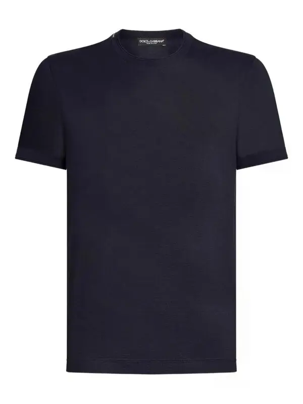Dolce & Gabbana Silk T-shirt - Blue
