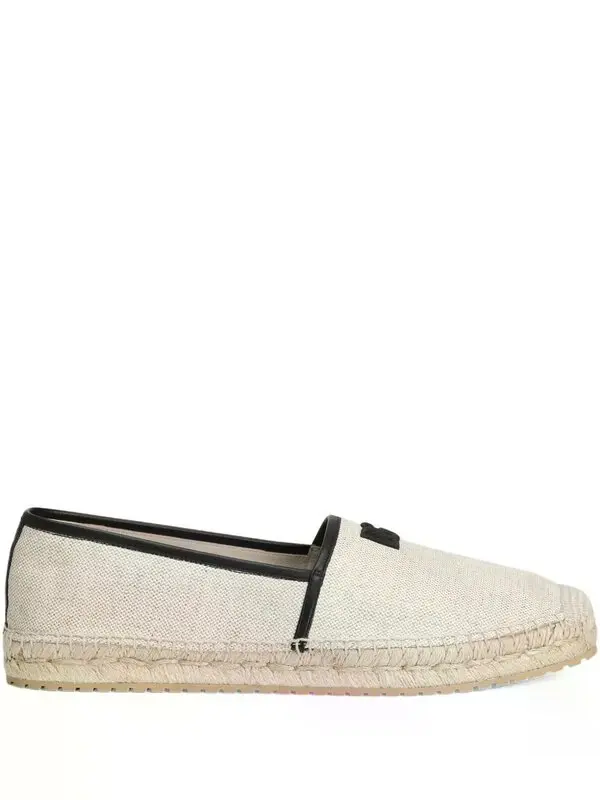 Dolce & Gabbana Logo-appliqué Espadrilles - Neutrals