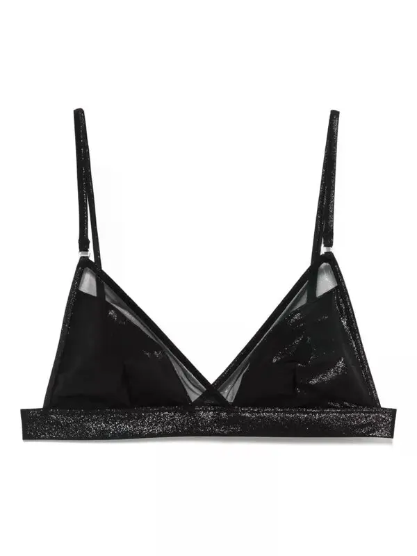 MAISON CLOSE Minuit Triangle Bikini Top - Black