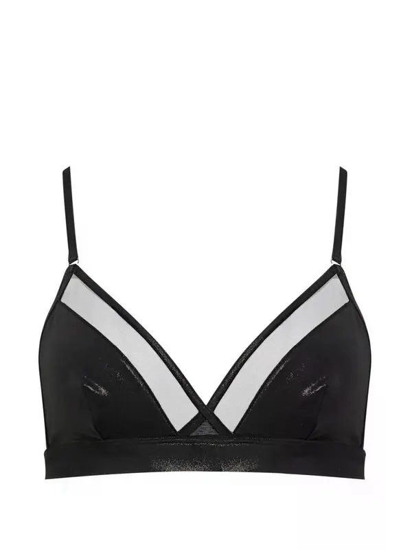 MAISON CLOSE Minuit Triangle Bikini Top - Black