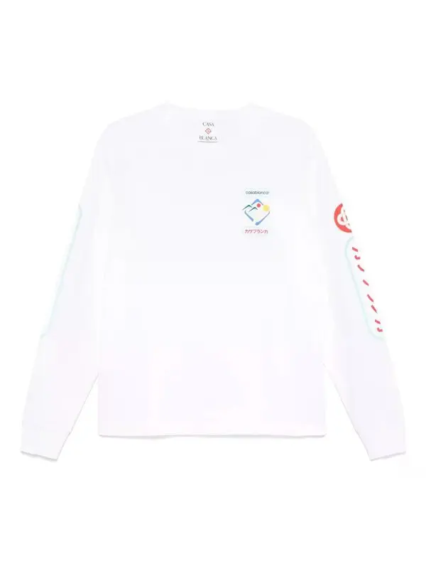 Casablanca Fuji Dream Sweatshirt - White