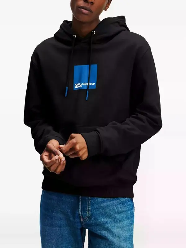 Karl Lagerfeld Box-logo Hoodie